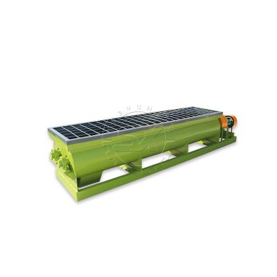 China Uniforme mengcontact YSX Twin Shaft Mixer Düngerapparatuur voor 5-10t/h capaciteit Te koop