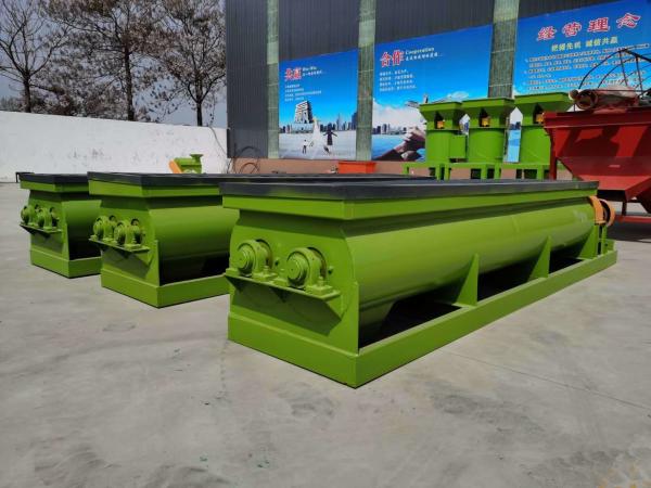 Quality FERTILIZER Double Shaft Feed Mixer for Environmental Machine Environmentally for sale