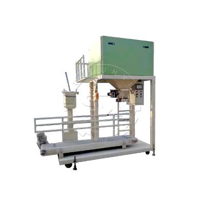 China 50 kg NPK meststofverpakkingsmachine met consist2 High Productivity Belt Convey Te koop