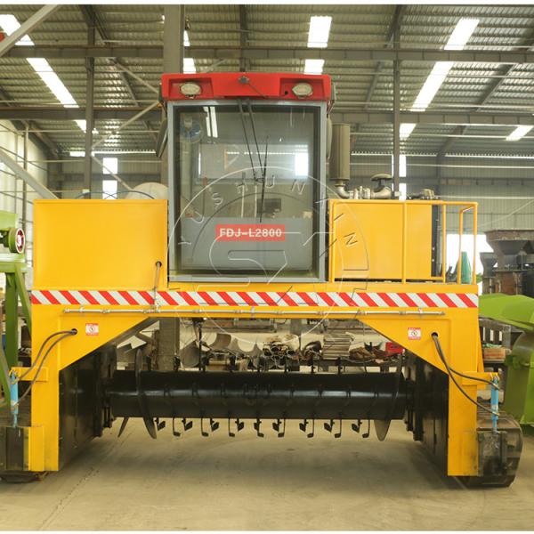 Quality 2000mm Width Compost Mixer Turner Machine with Automatic Control and 1100 KG for sale