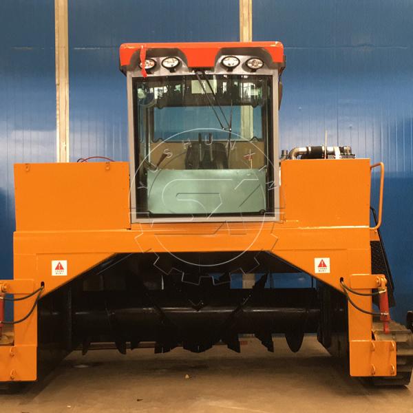 Quality 2000mm Width Compost Mixer Turner Machine with Automatic Control and 1100 KG for sale