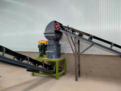 China Leistungsstarke 55kW Vermikompost Biohumus Dünger Pellet Produktionslinie für Dünger zu verkaufen