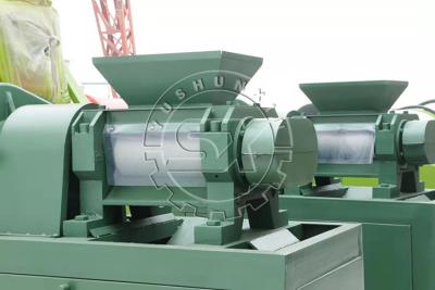China Easy to Operate Compact Granulator YSX Double Roller Organic Fertilizer Making Machine for sale