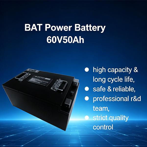Quality 60V 50Ah LiFePO4 Battery Pack 20S2P 2C For Electric Tricycle E-bike UN38.3 CE Certified for sale