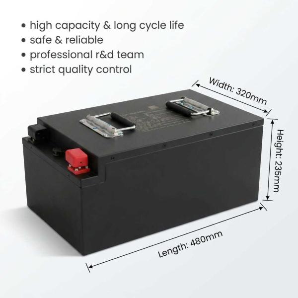 Quality LiFePO4 Lithium Ion Battery Pack for Electric Bicycles and Scooters with 1500 Cycles 48V 60V 72V and 50Ah 75Ah 125Ah Capacity for sale