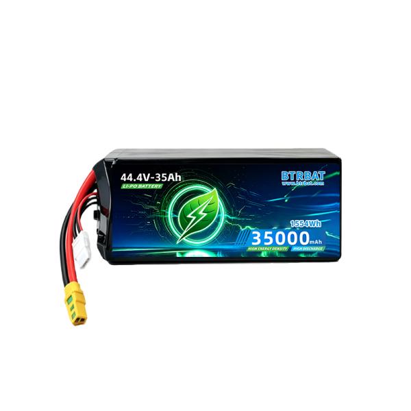 Quality 12S 44.4V 35Ah Lithium Ion Battery Pack Max 5C Continuous Discharge Rechargeable Battery For Unmanned Aerial Vehicle Portable Power System Factory Direct Sale Reliable Safety High Capacity for sale