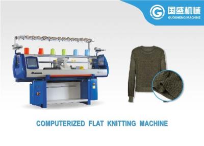 China Vlak Bed Drie de Breiende Machine van de Systeem14g Sweater Te koop