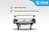 China Semi Jacquard Single Carriage Collar Knitting Machine 52 Inch 7G to 15G for sale