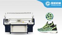 China Three System Flying Vamp Shoe Knitting Machine 52 Inch 12G 14G Flat Knitting Machine for sale