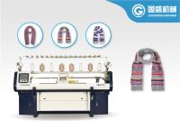 China Double System 7G Football Scarf Knitting Machine 44 Inch Computerized Flat Knitting Machine for sale
