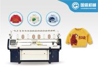 China 12G 52 Inch Automatic Flat Knitting Machine for Baby Sweater Three System Single Carriage for sale