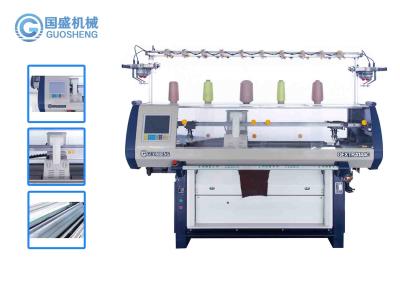 China Volledige Manier Geautomatiseerde Sweater1.1kw Eenvormige Vlakke Breiende Machine Te koop
