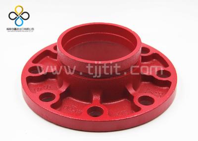China CCC FM UL Good quality Groove flange Ductile iron grooved fittings for sale