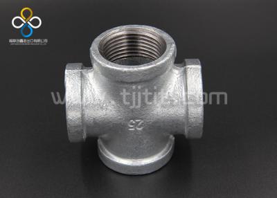 China Made in china high quality hot galvanized malleable iron pipe fittings Crosses banded for sale