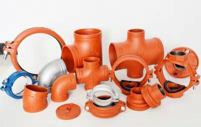 China CCC FM UL High quality Ductile iron grooved fittings for sale