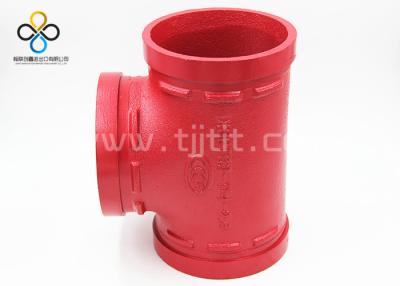 China CCC FM UL CE Good quality Tee XGQT03  Ductile iron grooved fittings for sale