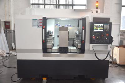 China Two Spindle Flat Bed Coaxial Precision Machine For 200mm Maximum Clamping Range for sale