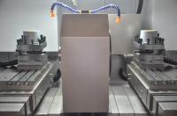 China Two Spindle Flat Bed Coaxial Precision Machine For 200mm Maximum Clamping Range for sale