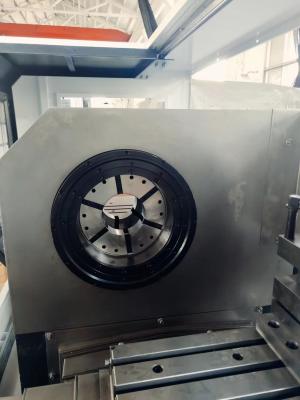 China 7.5kW Dual Spindle Flat Bed CNC Lathe Machine For Large Diameter Machining for sale