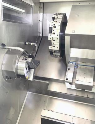 China Y Axis Turret Dual Spindle Precision Automatic CNC Lathe Machine for sale