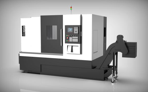 Quality Precision Slant Bed CNC Lathe Machine With 3500RPM Spindle 45mm Roller Guide for sale