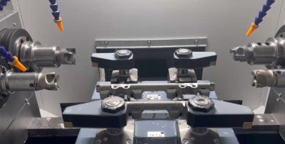 China Dual Spindle Flat Bed CNC Drilling And Milling Machine For 80mm Machining for sale