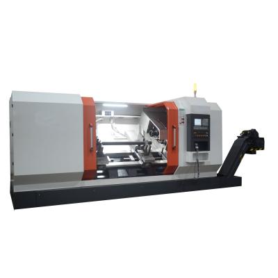 China High Performance Dual Spindle Inclined Bed Machine For 20-100mm Machining for sale