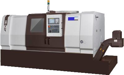 China 400mm Z-Axis CNC Turning Machine AT-208 - 12 Tool Stations & Programmable Tailstock for sale
