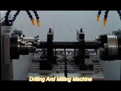 High Capacity Dual Spindle Double Head Machine For Concurrent Milling & Drilling
