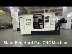 Centro de torneamento e fresamento CNC AT-361MY de 12 estações com eixo Y e contraponto programável
