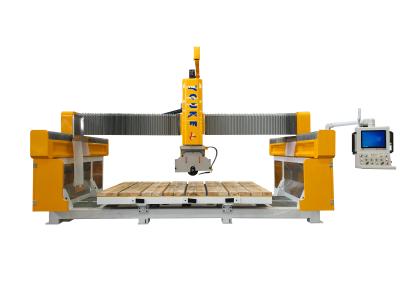 China Specialized 5-Axis CNC Bridge Saw for Granite Oval Diamond Shapes for sale