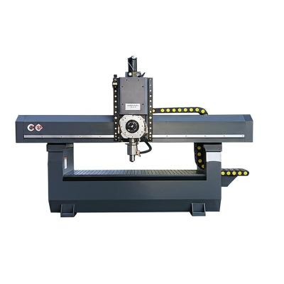 China Easily Adjustable CNC Bridge Cutting Machine with ±365 C Axis Stroke and 0-90-180-270° Chamfer Bearing for sale