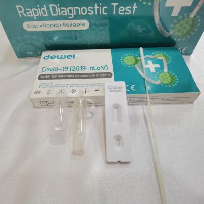 China One Step Covid-19 POCT 2019-NCoV Antigen Rapid Test Kit Home Use for sale