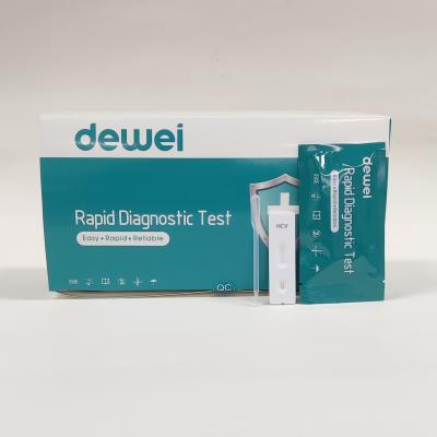 Cina 10 Mins HCV Rapid Test Cassette Qualitative Detection Of Hepatitis C Virus Antibodies in vendita