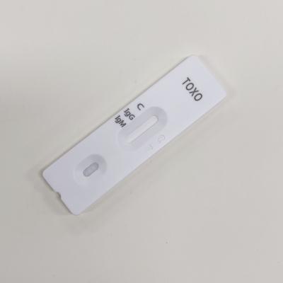 China CE ISO Toxo IgG IgM snelle test Menselijk serum / plasma / volbloedmonsters Te koop