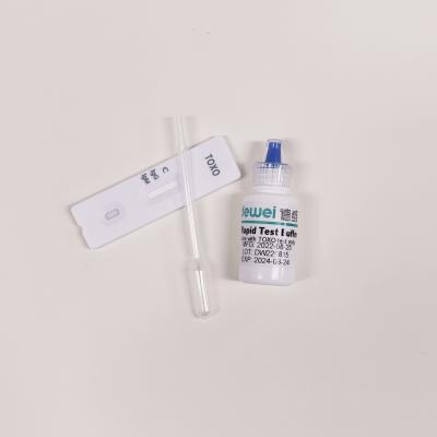 China CE ISO Toxo IgG IgM snelle test Menselijk serum / plasma / volbloedmonsters Te koop