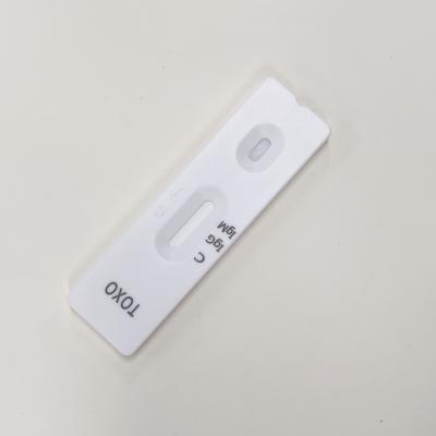 China CE ISO Toxo IgG IgM snelle test Menselijk serum / plasma / volbloedmonsters Te koop