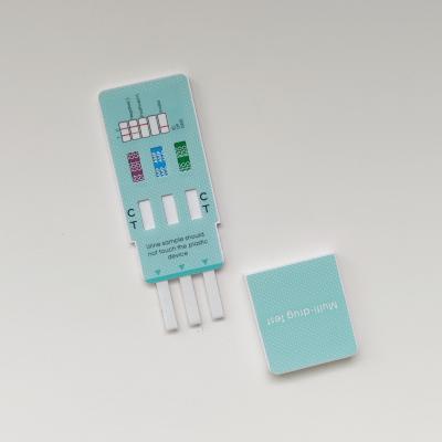 Cina Corredo rapido del pannello di Dipcard della prova del multifarmaco del CE per di COC la BENZO OPI urina di AMP THC un test di esposizione graduale in vendita