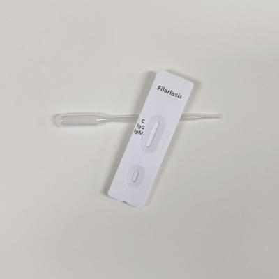 China De lymfatische Filariasis Snelle Test Kit Whole Blood Serum Plasma van IgG IgM Één Kenmerkende Stap Te koop