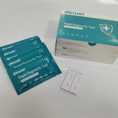 Cina Un gruppo di punto una prova rapida Kit Streptococci Antigen Rapid Test Kit With Swab dello streptococco A in vendita