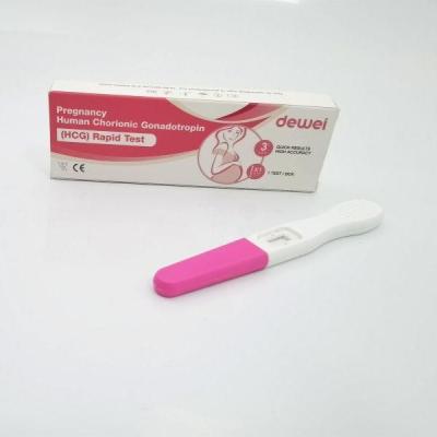 Cina CE LH Kit di test rapido delle urine Donne a casa HCG Gravidanza Test rapido Dipstick in vendita