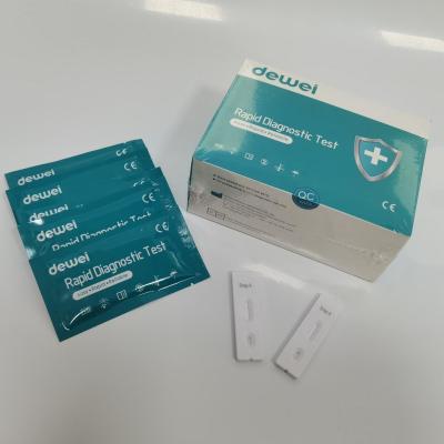 Cina Cassetta rapida di Kit One Step Disposable Plastic della prova dello streptococco A del tampone della gola in vendita