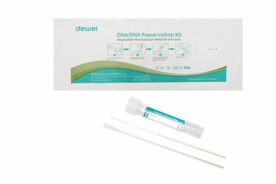 China Het bijeengekomen Nylon Behoud Kit Virus Transport Medium van Zwabber Neus Mondelinge Coronavirus Te koop