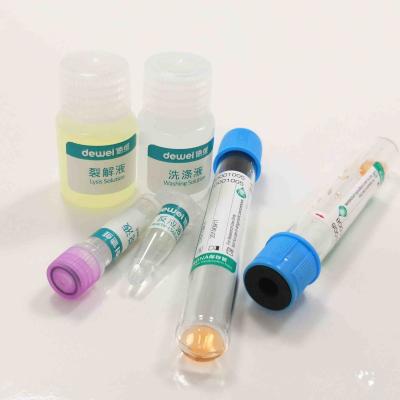 Cina Tubi della raccolta del campione di sangue/norma senza cellula del CE di iso della metropolitana della raccolta del sangue del DNA in vendita