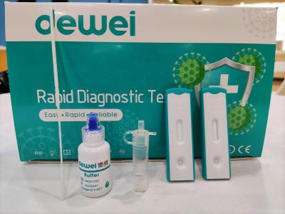 Cina 15mins prova rapida Kit Self Test Professional Use dell'antigene di Covid POCT Covid-19 2019-NCoV di punto della lettura uno in vendita