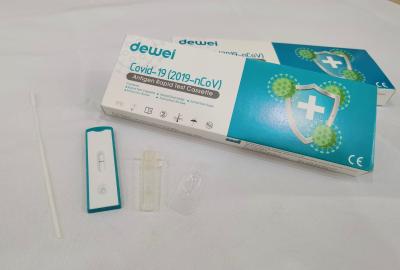 China Individueel Pakket: Snelle Snelheid covid-19 van de het Antigeen de Snelle Test (van 2019-nCoV) Cassette door Zwabber Te koop
