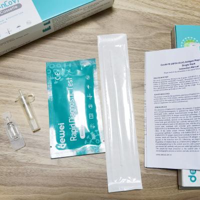 China Amostra nasal rápida nova do jogo 15mins do cotonete do teste de Coronavirus 2019-NCoV de auto-teste à venda