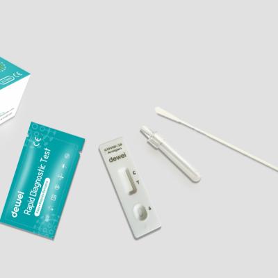 Cina L'uso domestico 15mins risulta prova Kit Rapid Diagnostic Test dell'antigene del tampone di POCT Covid in vendita