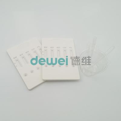 Cina Corredo rapido del pannello di Dipcard della prova del multifarmaco del CE per di COC la BENZO OPI urina di AMP THC un test di esposizione graduale in vendita