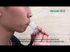 15mins Sputum Saliva Test Covid-19 Corona Antigen Rapid Test Strip Cassette Individual Package
